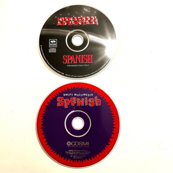 Other | Learn Spanish 2 Educational Dvds From The 8s High School Swift ...